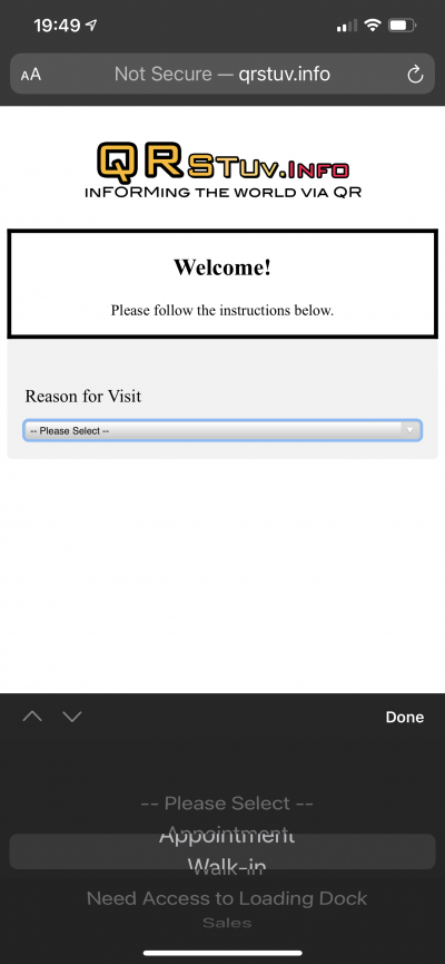 QRstuv.info — My Visitor’s Kiosk Hydra – MARTINsquared